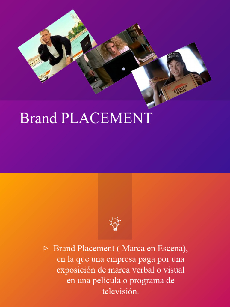 Ejemplos de Brand Placement en Cine | PDF