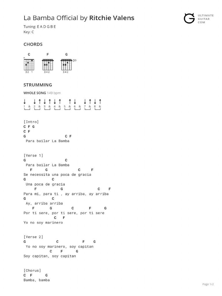 la bamba official | PDF