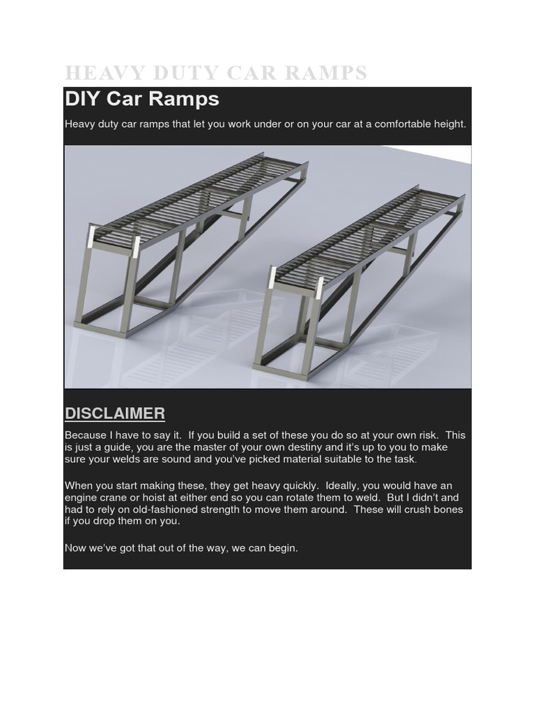 Car Ramps | PDF | Triangle | Length