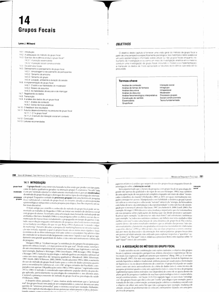 Cap. 14 - Técnicas de Pesquisa em Psicologia-140-151 | PDF