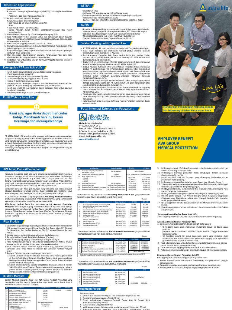 Brosur AVA Group Medical Protection | PDF