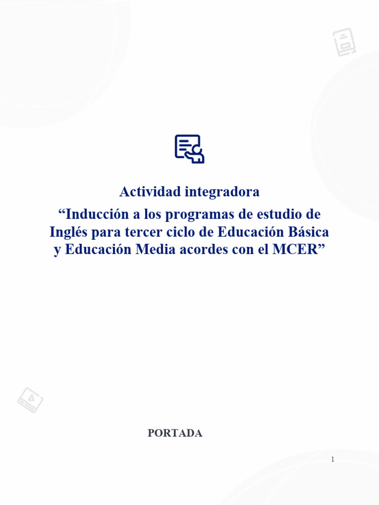 Actividad - Integradora - Programa - de - Estudio - Ingles LIC. WALTER ALEXANDER MONTOYA SIBRIÁN ...