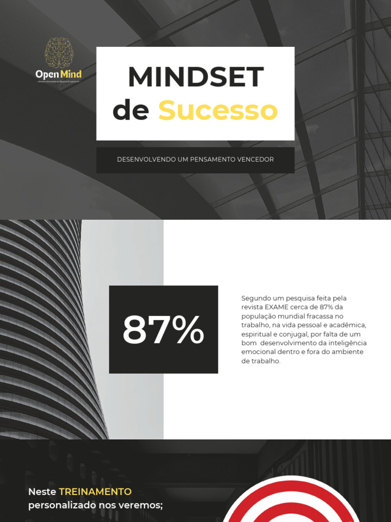 MINDSET de Sucesso | PDF | Tempo | Pensamento