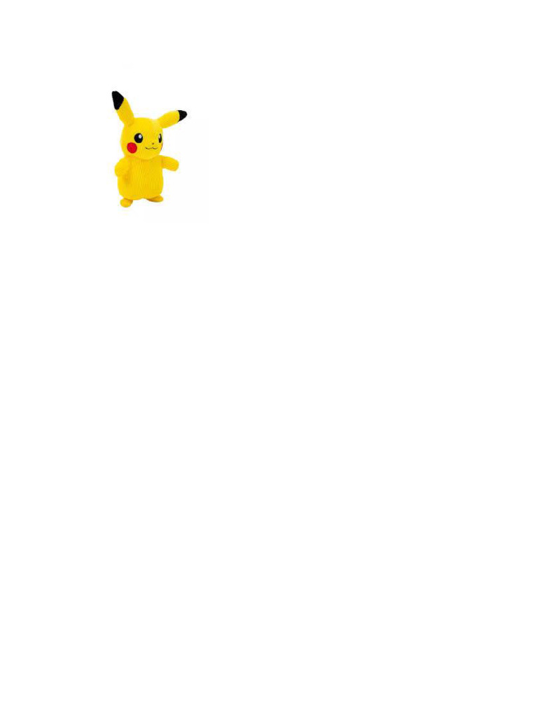 Peluche Picachu | PDF