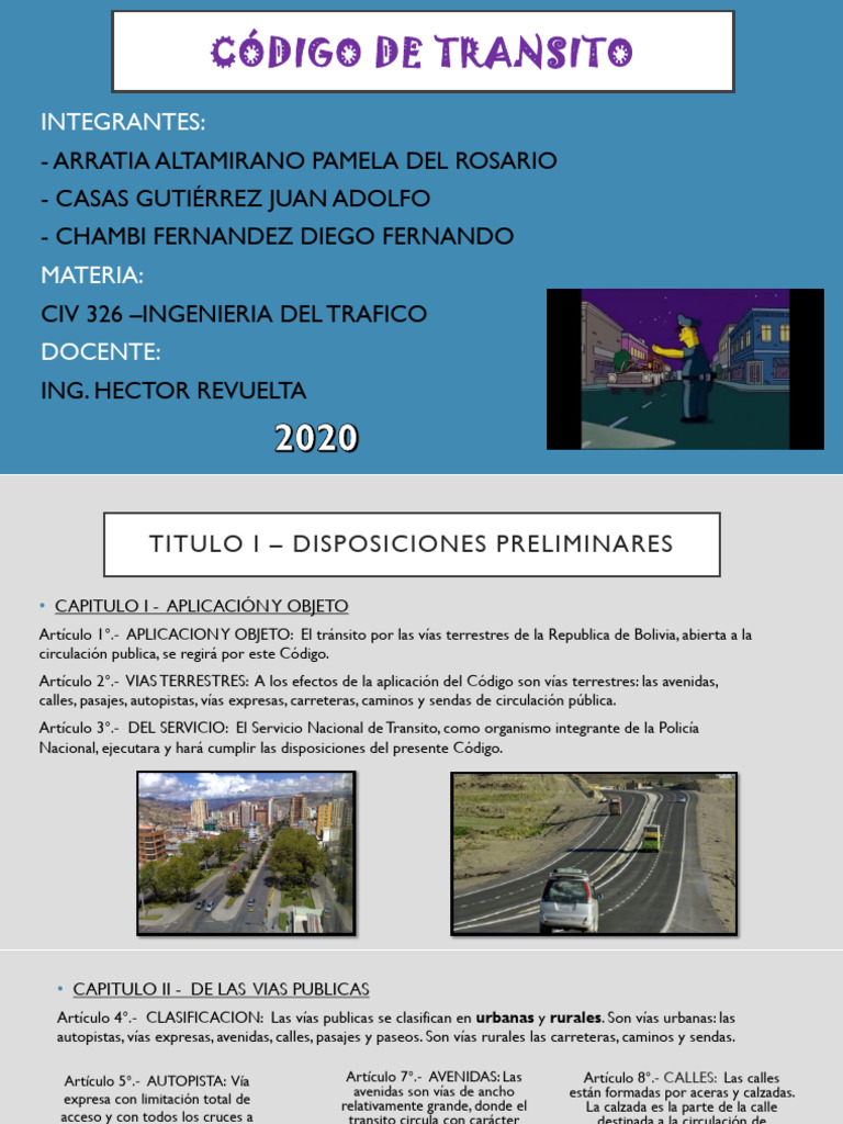 Codigo de Transito | PDF | Tráfico | Peatonal