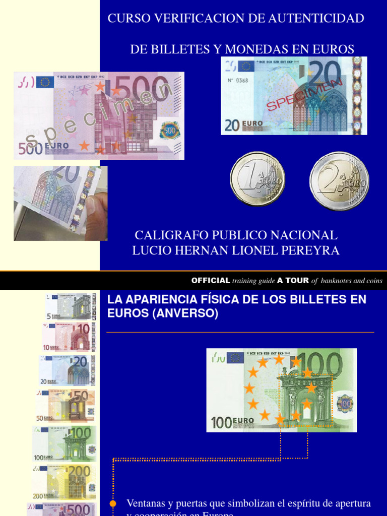 EUROS | PDF | Euro | Billete de banco