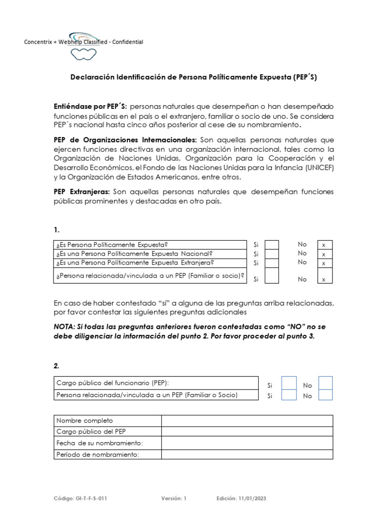 Formato Pep's | PDF