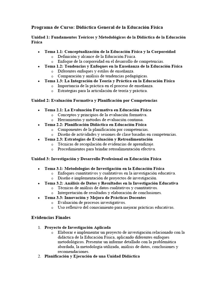 Temas para Trabajar en Sílabos | PDF | Evaluación | Enseñando