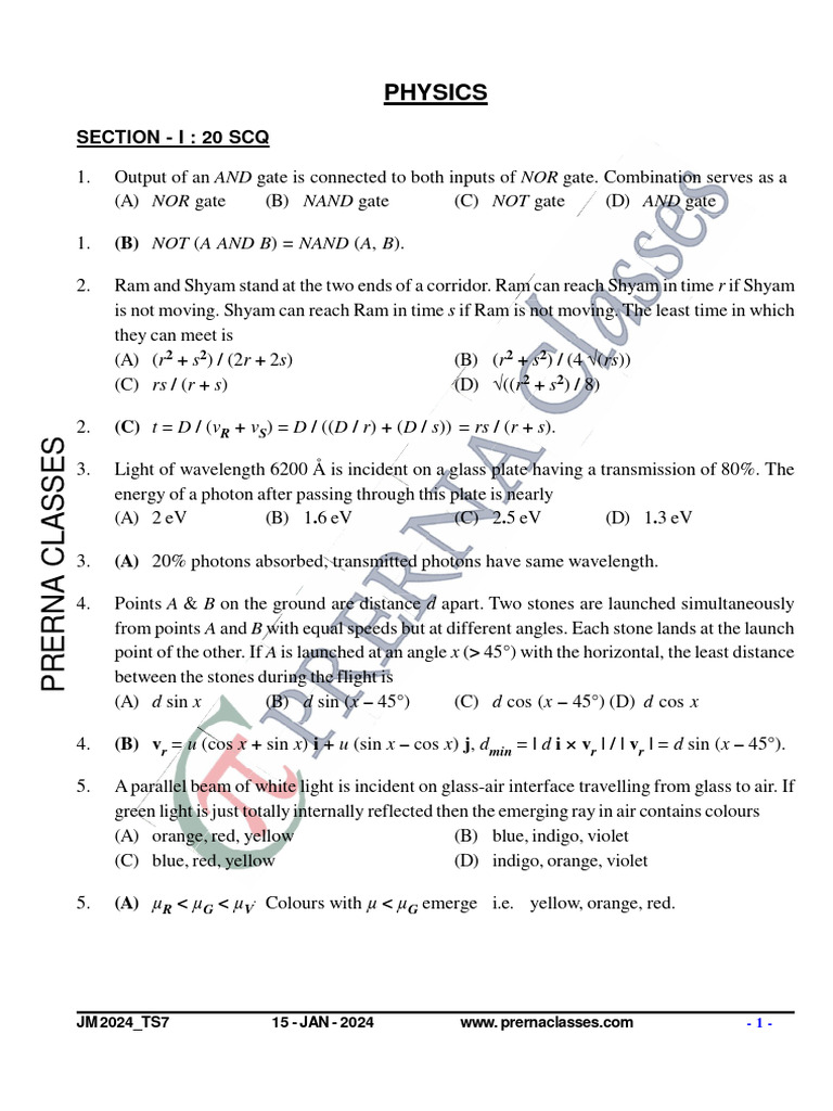 2024 01 15 JM2024 TS 7 ONLINE - PMD 1285578 | PDF | Electronvolt | Force