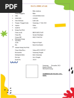 Rapor PAud Kurikulum Merdeka (Contoh 1) | PDF