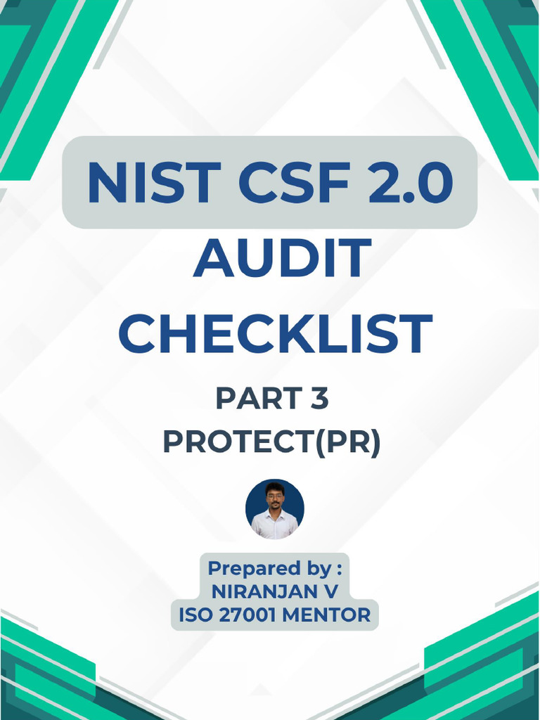 NIST CSF 2.0 Audit Checklist -Protect | Download Free PDF | Information Security | Authentication