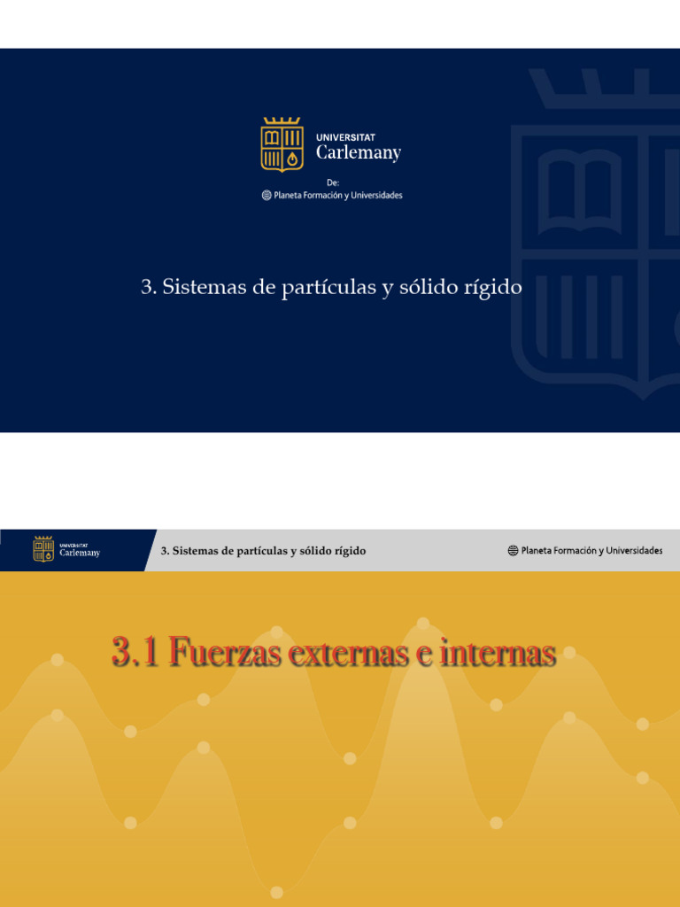 Sistemas de Partículas y Sólido Rígido | PDF | Impulso | Momento angular