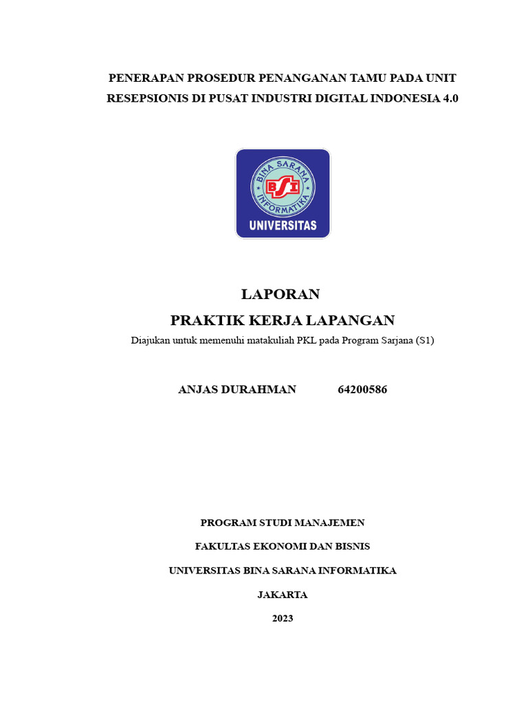 Laporan Magang FIX | PDF