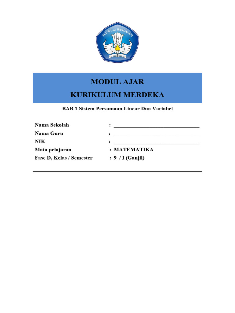 Modul MTK KLS 9 | PDF