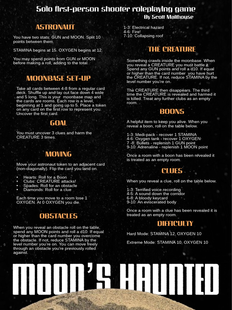 Moon' Haunted | PDF | Gaming