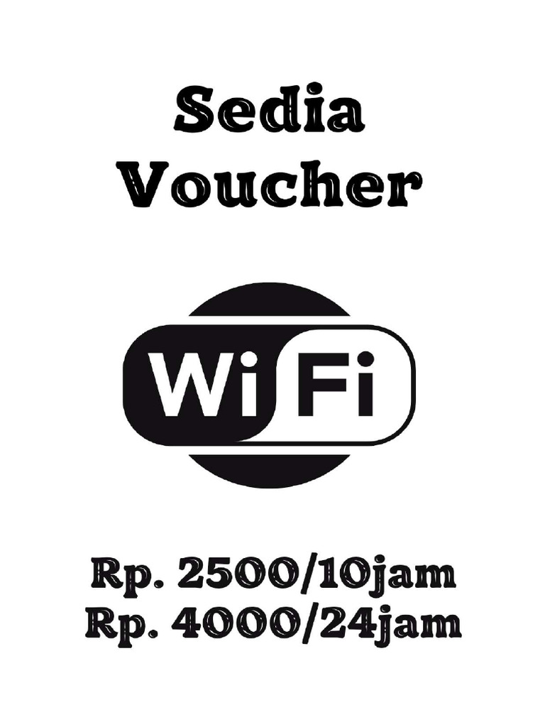 Template Sedia Wifi | PDF