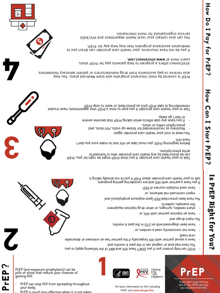 PrEP Pocket Guide Together Branded | PDF | Sexual Health | Animal Viral ...