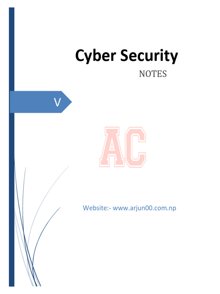 Cyber Security Note | Download Free PDF | Encryption | Key (Cryptography)