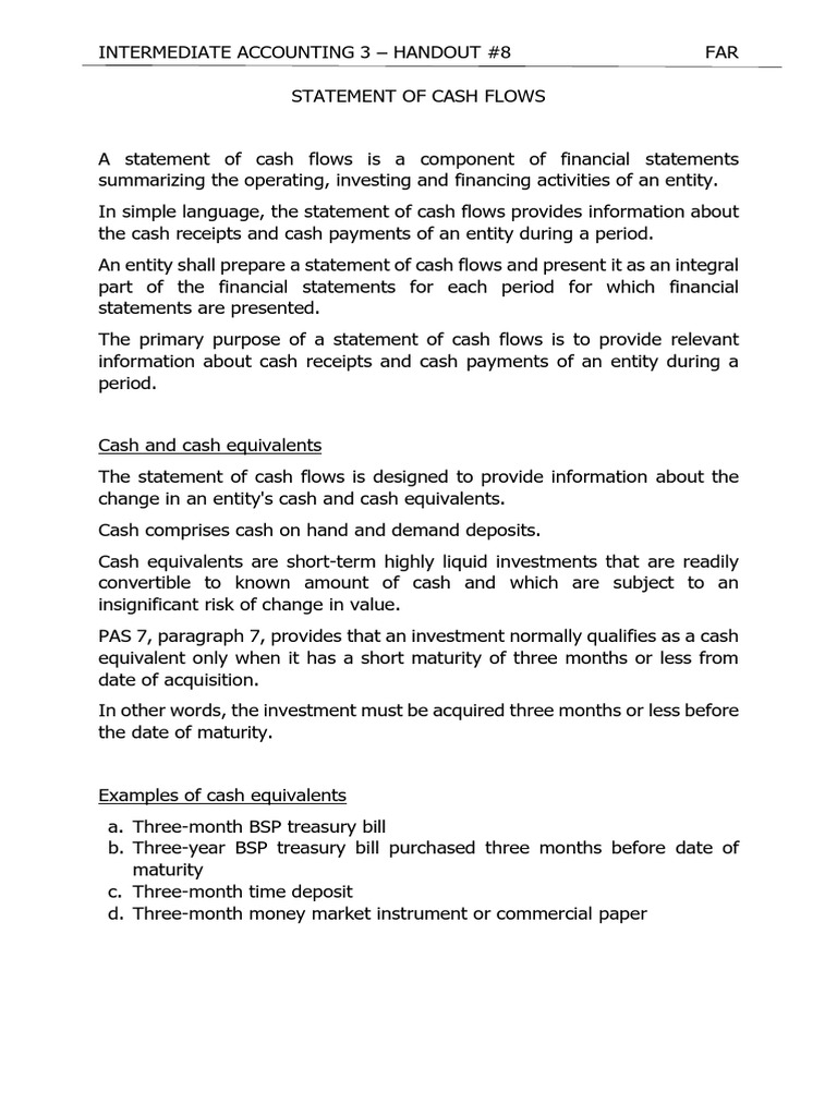 IA3 - Handout #8 | Download Free PDF | Debt | Equity (Finance)