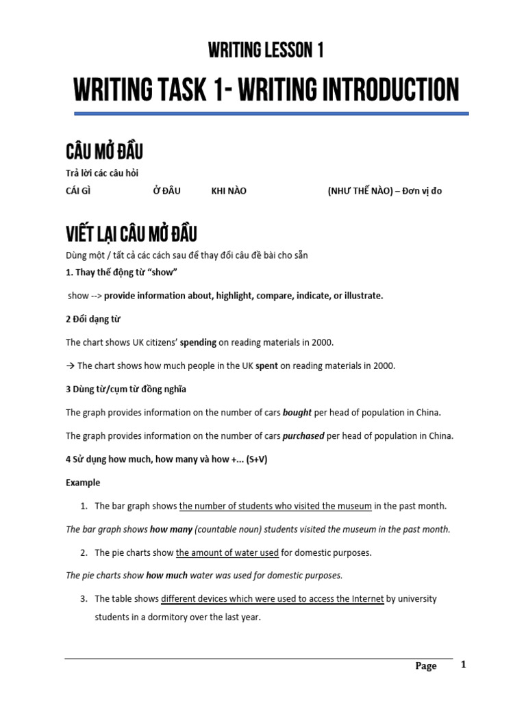 WRITING-LESSON-1_Introduction | PDF