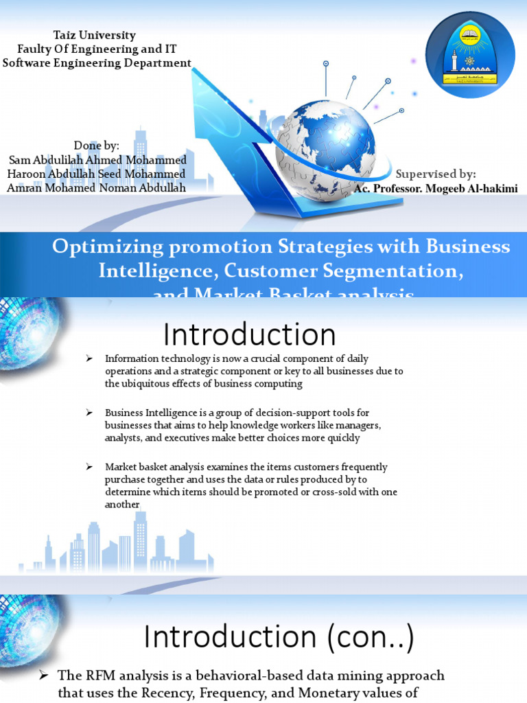 Optimizing Promotion Strategies With Business Intelligence, Customer ...