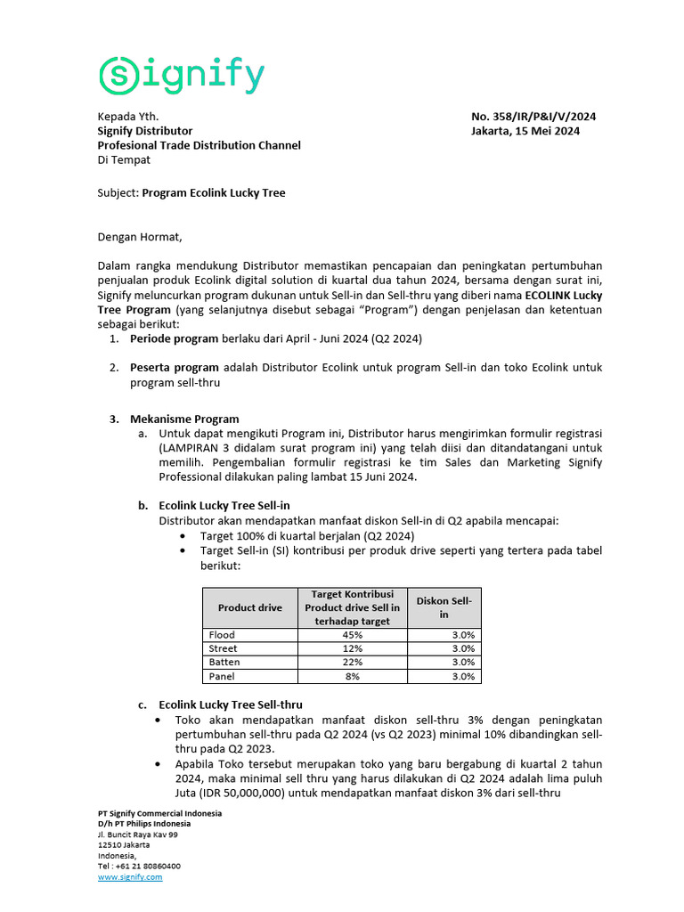 358 - Ecolink Lucky Tree Q2 2024 - PTD 1 | PDF