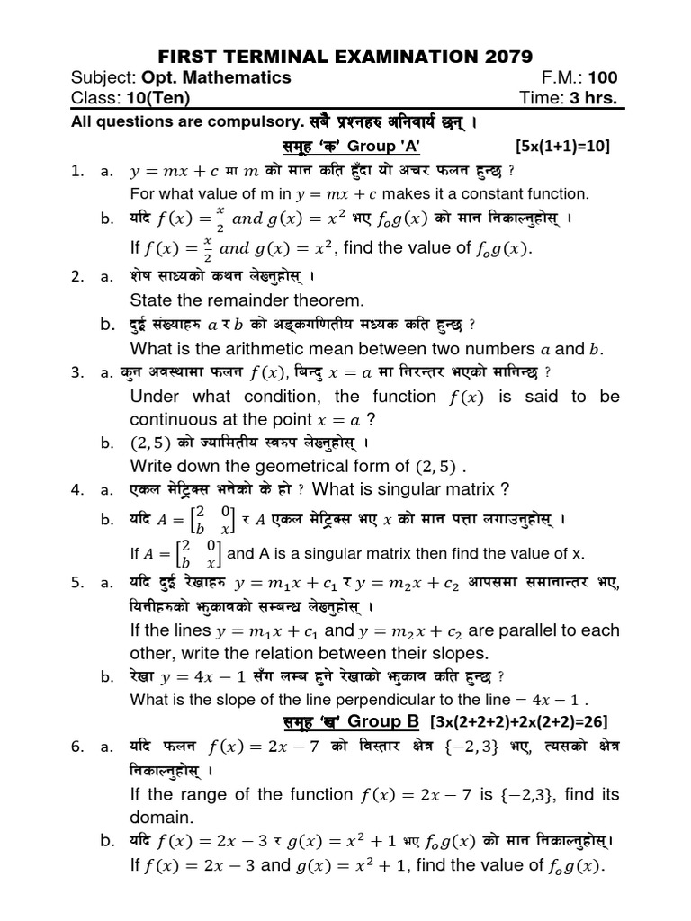 10 - Opt. Maths | Download Free PDF | Combinatorics | Mathematical Relations
