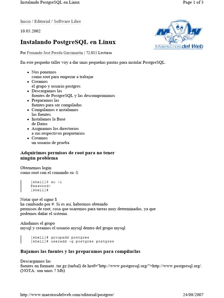 postgresql | PDF | Mi sql | Postgre Sql postgresql | PDF | Mi sql | Postgre Sql