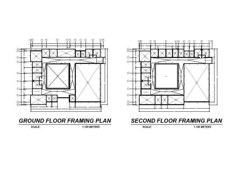 Framing Plans for Ground & Second Floor | PDF