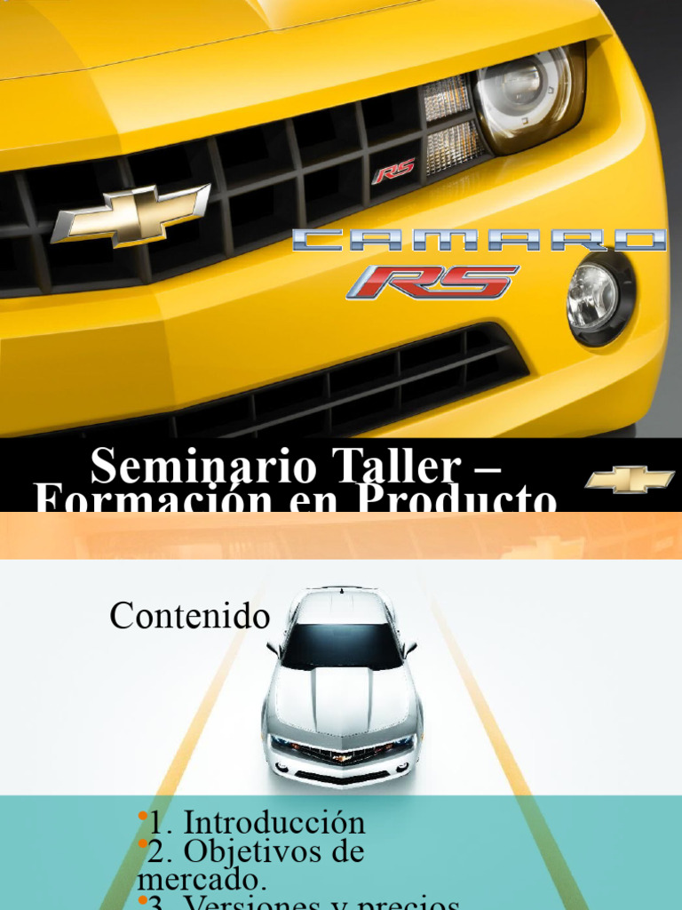 Presentacion Tec-Com CAMARO | PDF | Sistema de freno antibloqueo ...