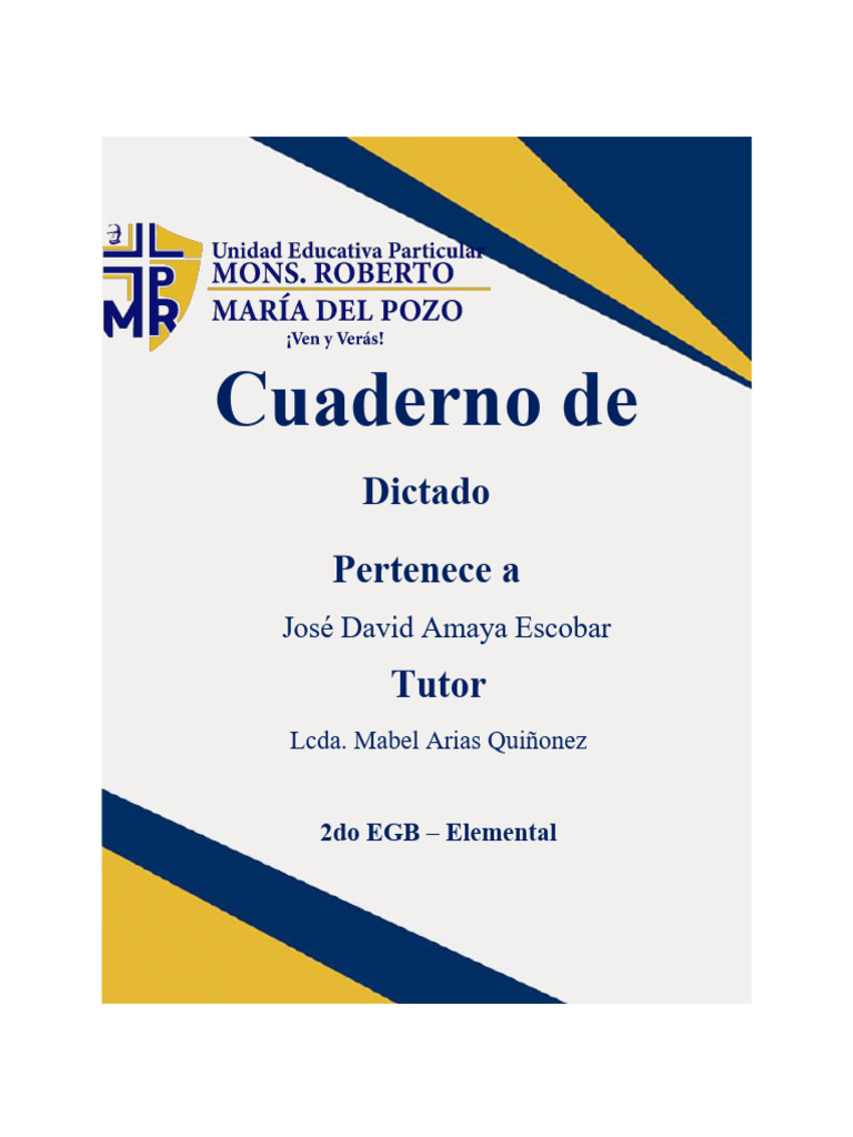 Caratula - Dictado Modificada | PDF | Nación | Educación en artes liberales