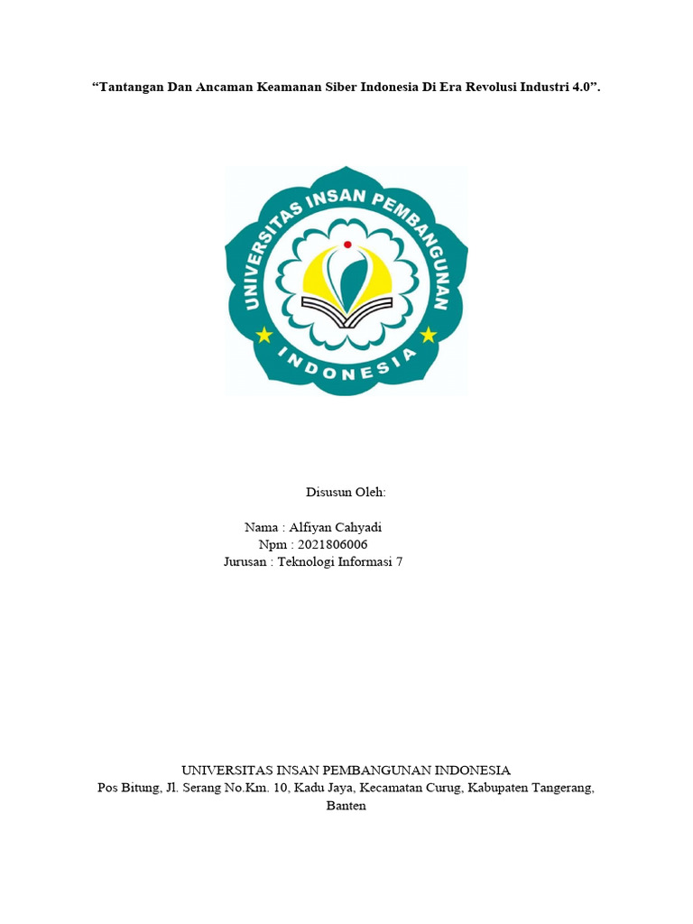 Alfiyan Cahyadi - 2021806006 - TI7 - Tugas Resume Sistem Terdistribusi | PDF