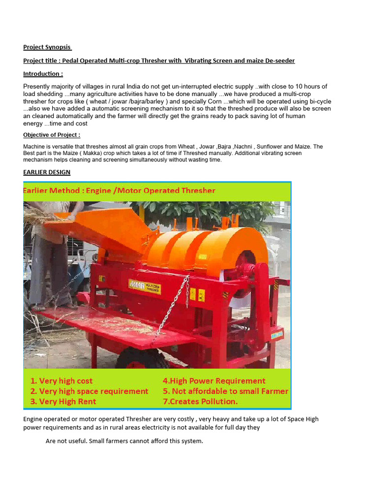 RS-56-THRESHER | Download Free PDF | Wheat | Maize