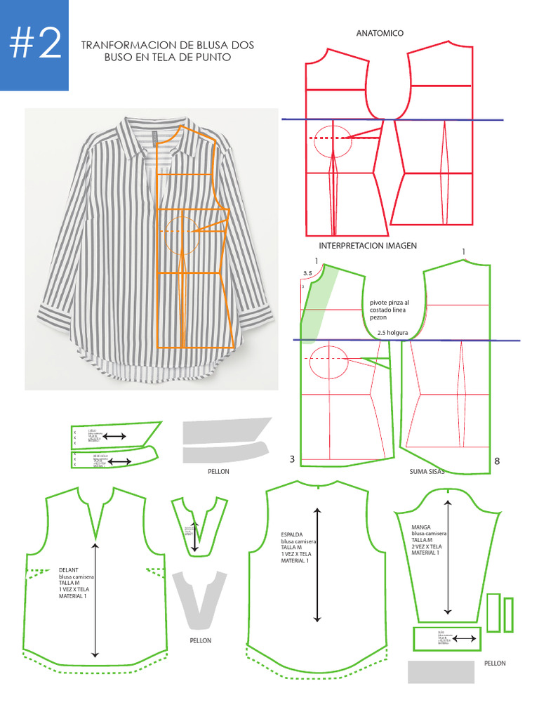 002 - Tarea - Tranformacion Blusas | PDF | Ropa | Moda