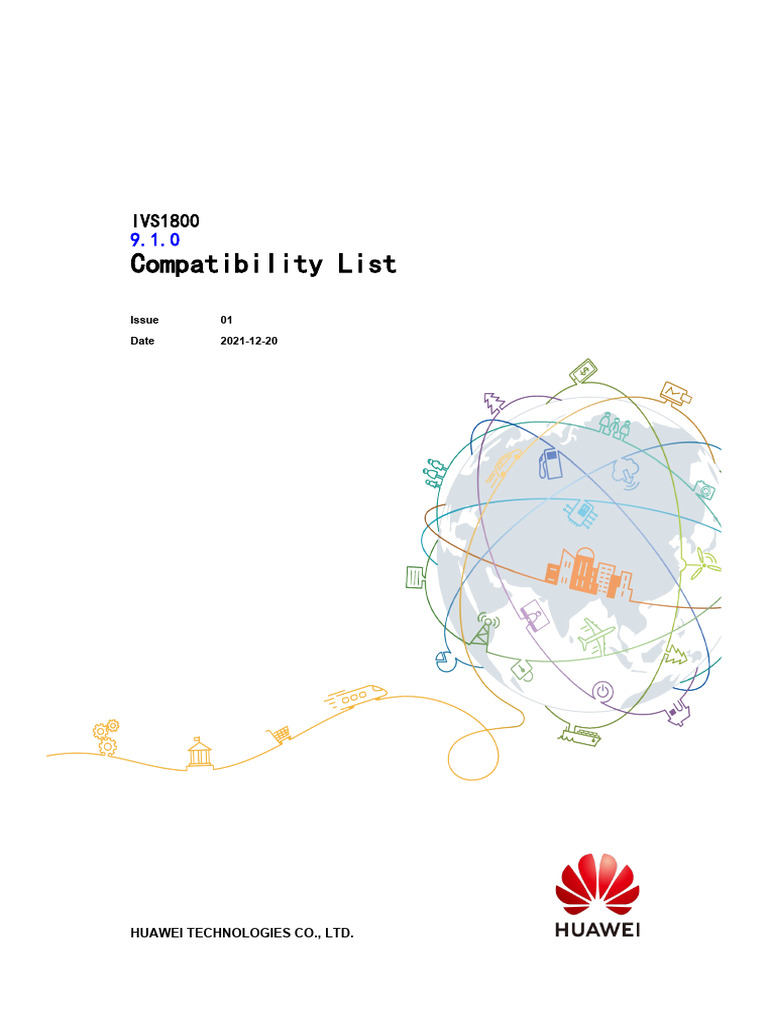 IVS1800 9.1.0 Compatibility List | PDF | Client (Computing) | Trademark