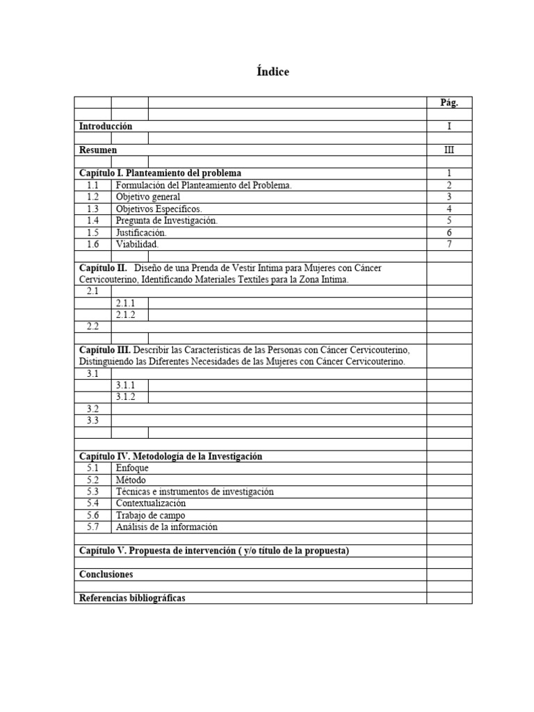 Formato Indice | PDF