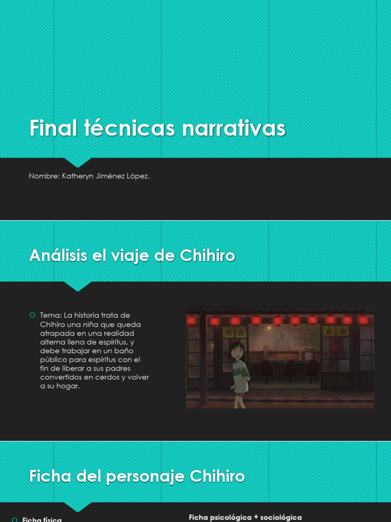 Final Técnicas Narrativas | PDF