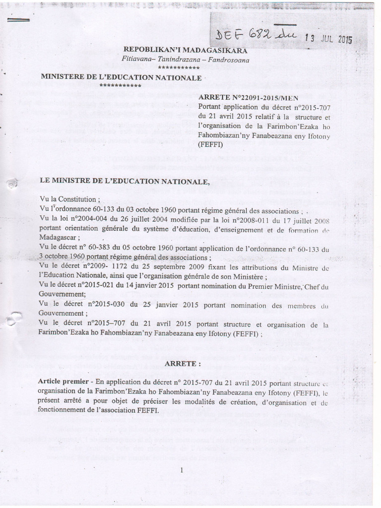 1-Arrété Feffi | PDF