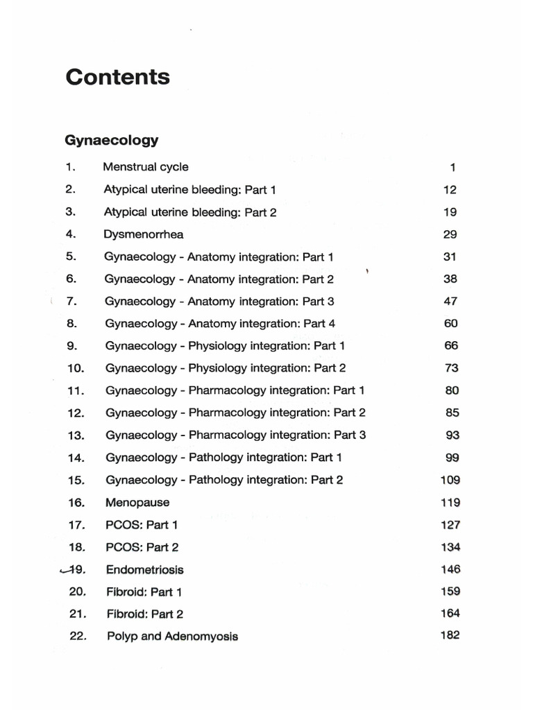 Gynecology | PDF