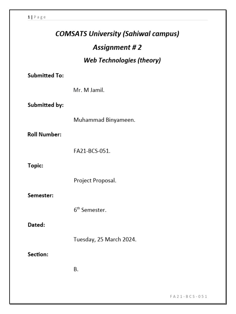Project Proposal | PDF | Databases | Computing Project Proposal | PDF | Databases | Computing
