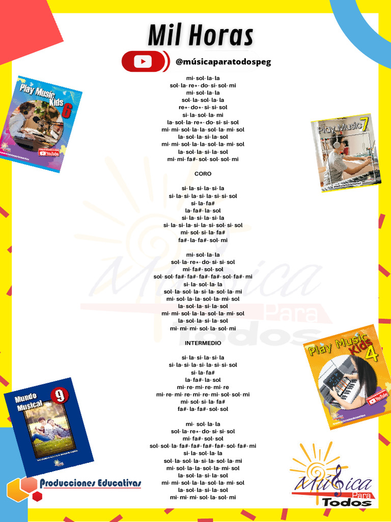 Notas Canciones | PDF