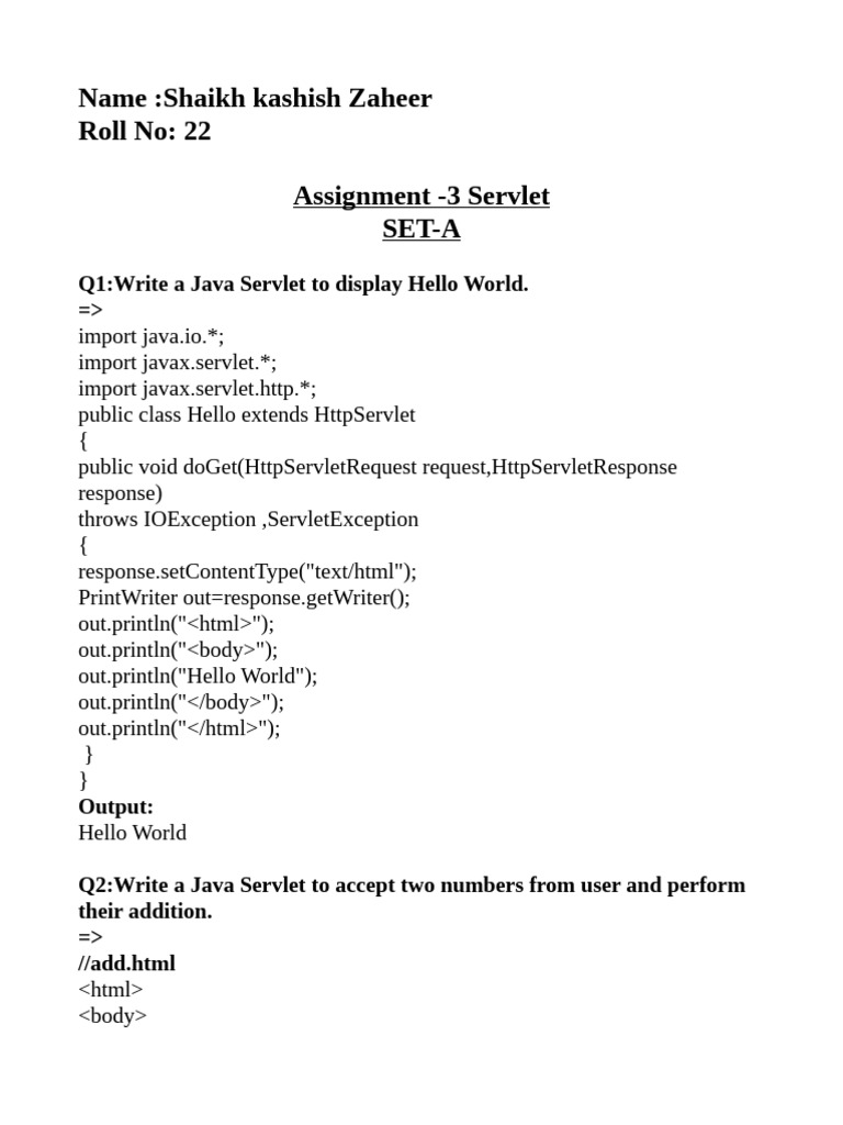 Assignment3 Java Pdf World Wide Web Internet Web