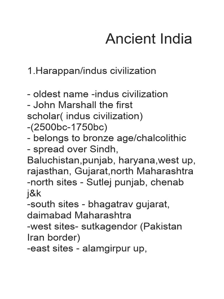 Ancient India | PDF | Vedas | Indus River