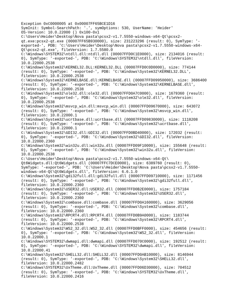 Windows 10 Error 0xC0000005 Analysis | PDF | Computing | Computer Libraries