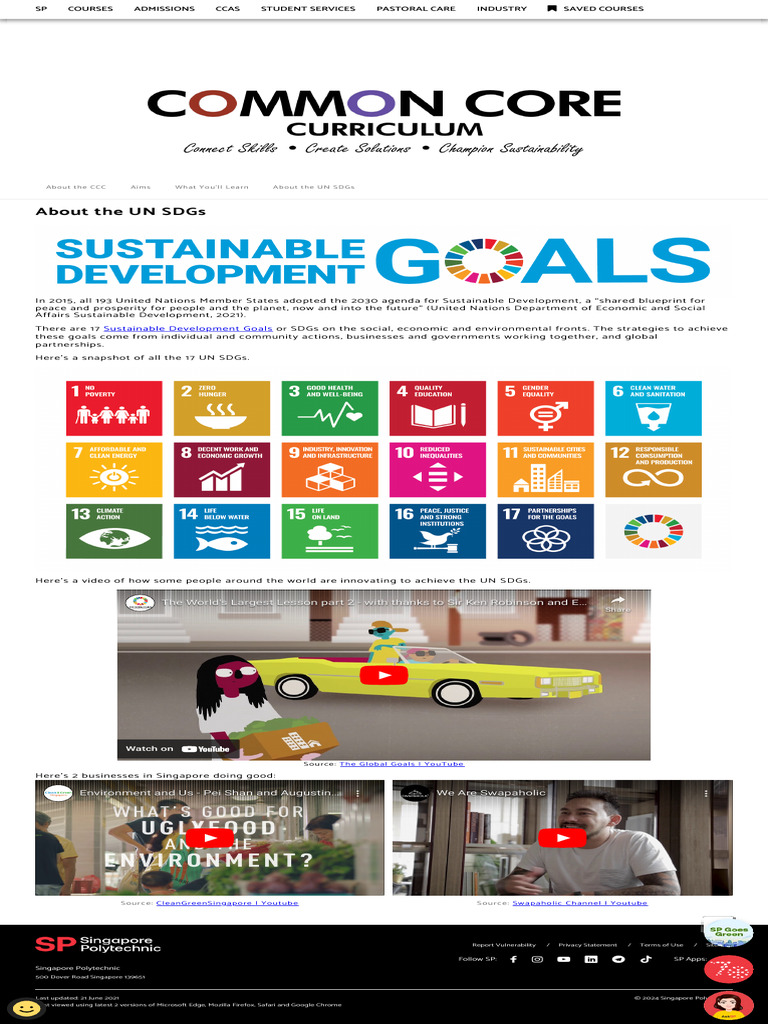 About the UN SDGs | PDF | Sustainability | Sustainable Development