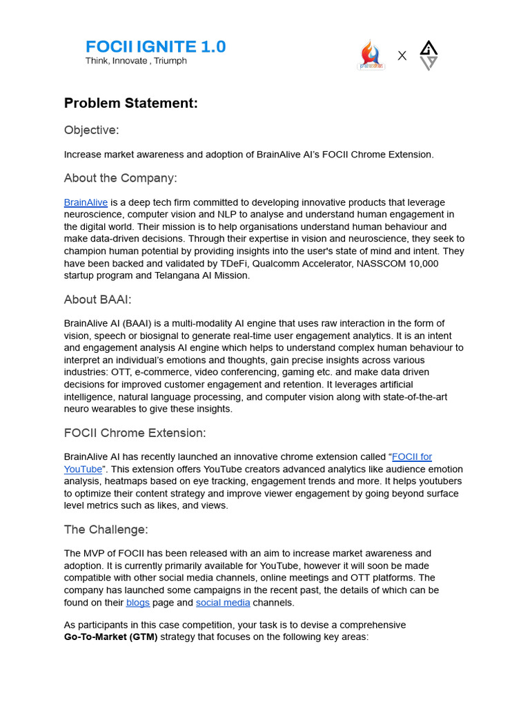 Boost FOCII Chrome Extension Adoption | PDF | Artificial Intelligence ...