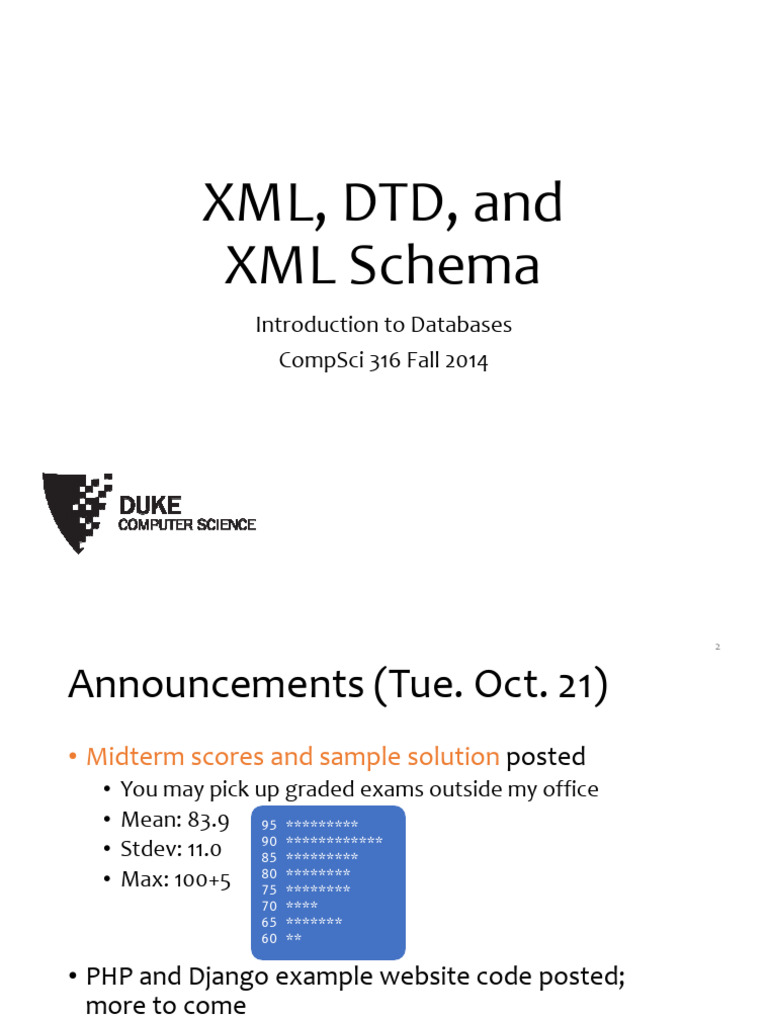 0432 XML DTD and XML Schema | Download Free PDF | World Wide Web Consortium Standards | Xml