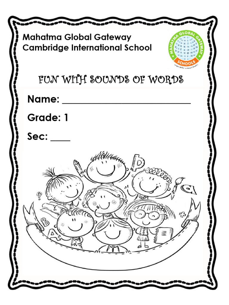 Grade 1 Fun With Sounds | PDF