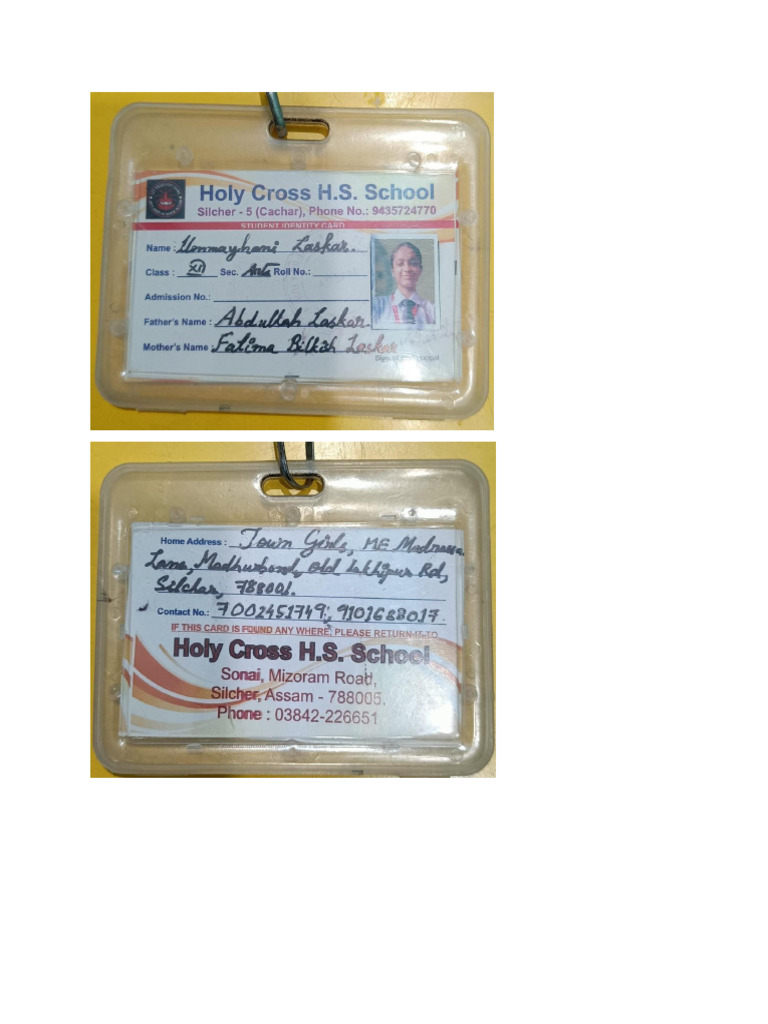 Jim School ID | PDF