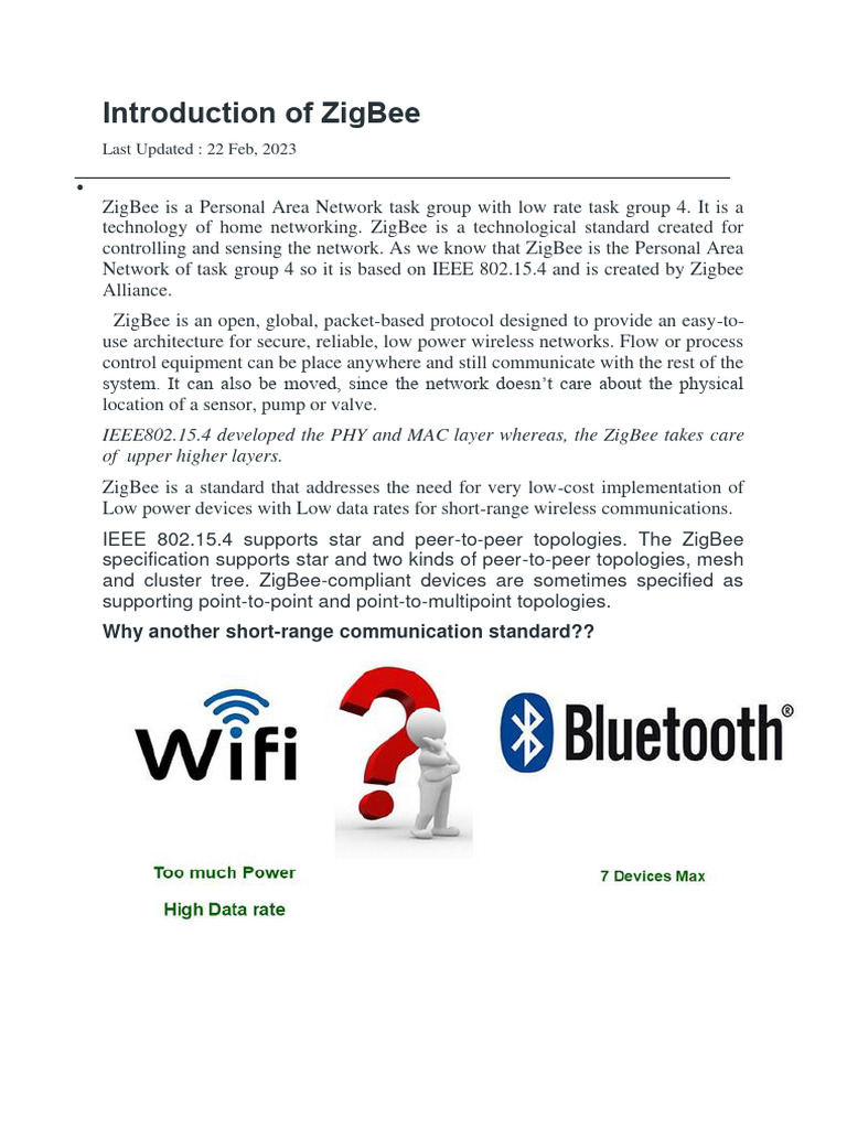 Zigbee Download Free Pdf Network Topology Computer Network